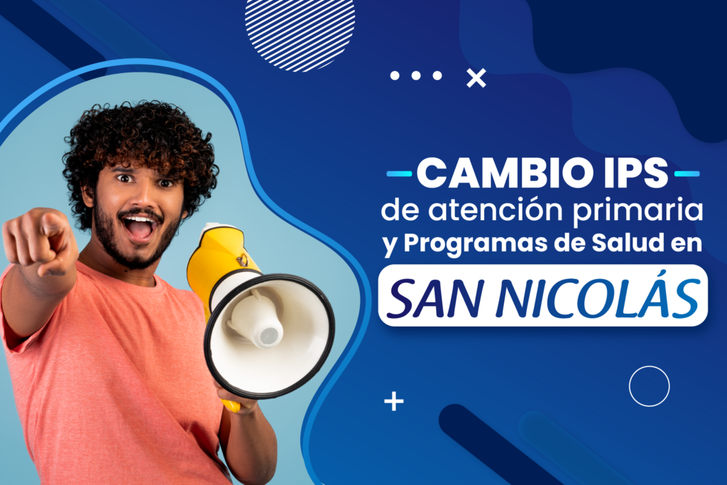 Cambio IPS de atención primaria y Programas de Salud en San Nicolás - S.O.S